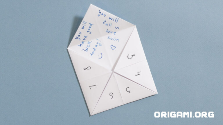 Origami Fortune Teller (Part 2) - Origami.org
