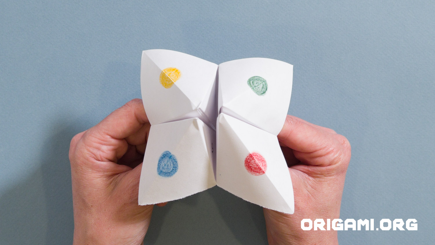 Origami Fortune Teller (Part 2) - Origami.org Origami Fortune Teller (Part 2) - Origami.org